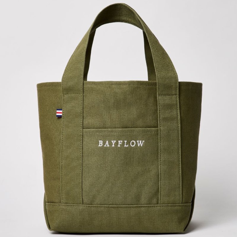 BAYFLOW 収納5ポケット LOGO TOTE BAG BOOK KHAKI | 商品カテゴリ一覧,宝島社公式商品 | | 宝島チャンネル