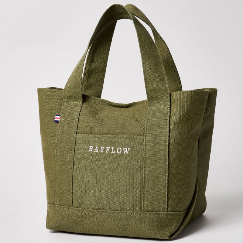BAYFLOW 収納5ポケット LOGO TOTE BAG BOOK KHAKI | 商品カテゴリ一覧,宝島社公式商品 | | 宝島チャンネル