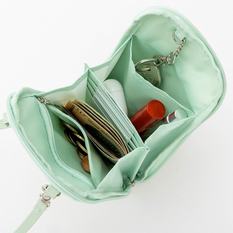 NATURAL BEAUTY BASIC ガバッと開くスマホポーチ BOOK MINT | 商品カテゴリ一覧,宝島社公式商品 | | 宝島チャンネル