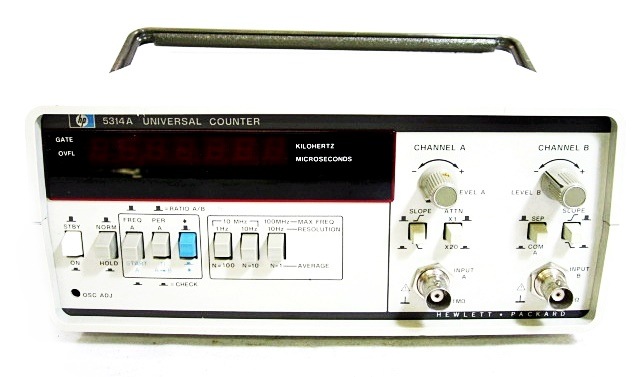 HEWLETT PACKARD 5314A Universal counter | Measuring instrument,HEWLETT ...