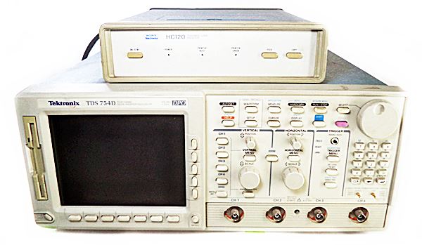 Tektronix Tds754d Hc120 Digital Oscilloscope Thermal Printer Measuring Instrument Tektronix