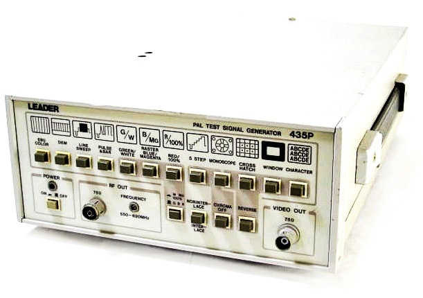 Leader 435P PAL test signal generator | Measuring instrument,Leader ...