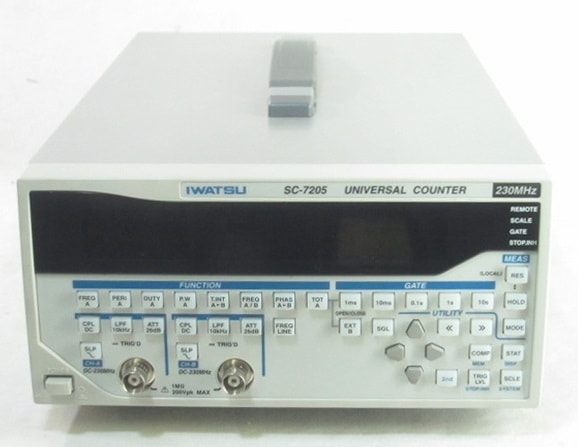 IWATSU ELECTRIC SC-7205 Universal counter | Measuring instrument,IWATSU ...
