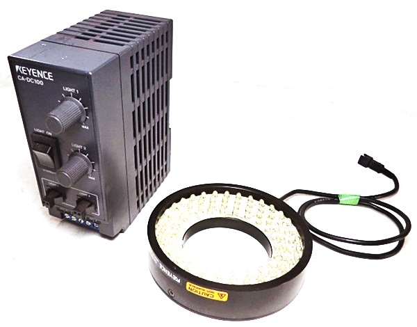 KEYENCE CA-DC100/CA-DRW9 LED lighting controller / image processing for ...