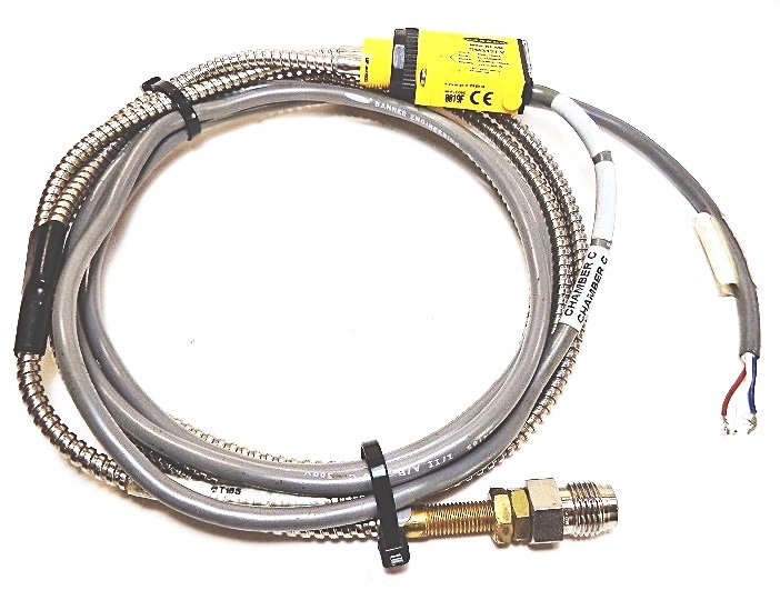 BANNER Engineering SM312FV Visible-light Glass Fiber Optic DC Sensors ...