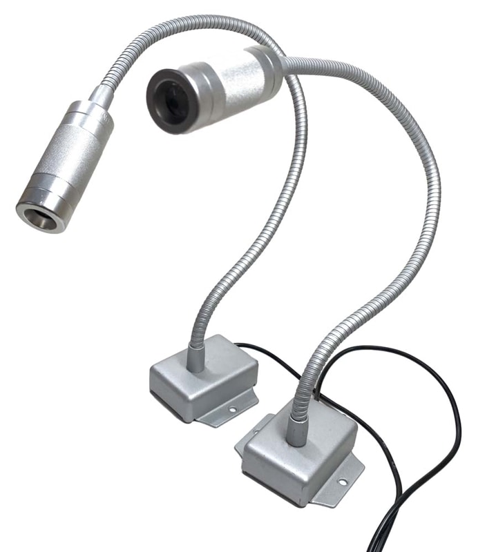 MISUMI LEDMF2 LED spot lighting small flexible (2 lights) | Optical ...