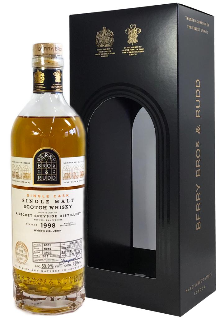 BB&R シークレットスペイサイド 1998 ホグスヘッド | ウイスキー | 酒通販サイト「戸田酒販」