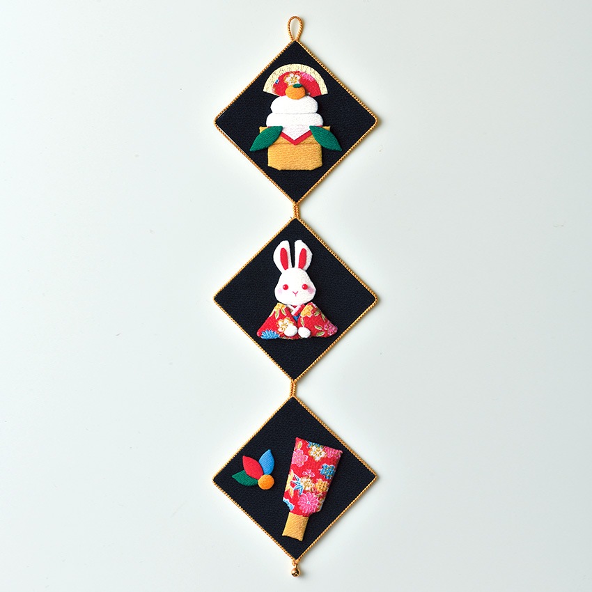 干支キット うさぎのタペストリー LH-182 干支卯 | 卯年 | 手芸用品の卸売りサイト「クラフトハートトーカイドットコム」