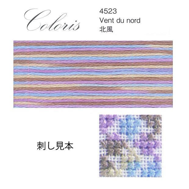 刺しゅう糸 DMC 25番 Coloris(コロリ) Scene 4523 北風 | DMC Coloris(コロリ・エコヴィータ) | 手芸 ...