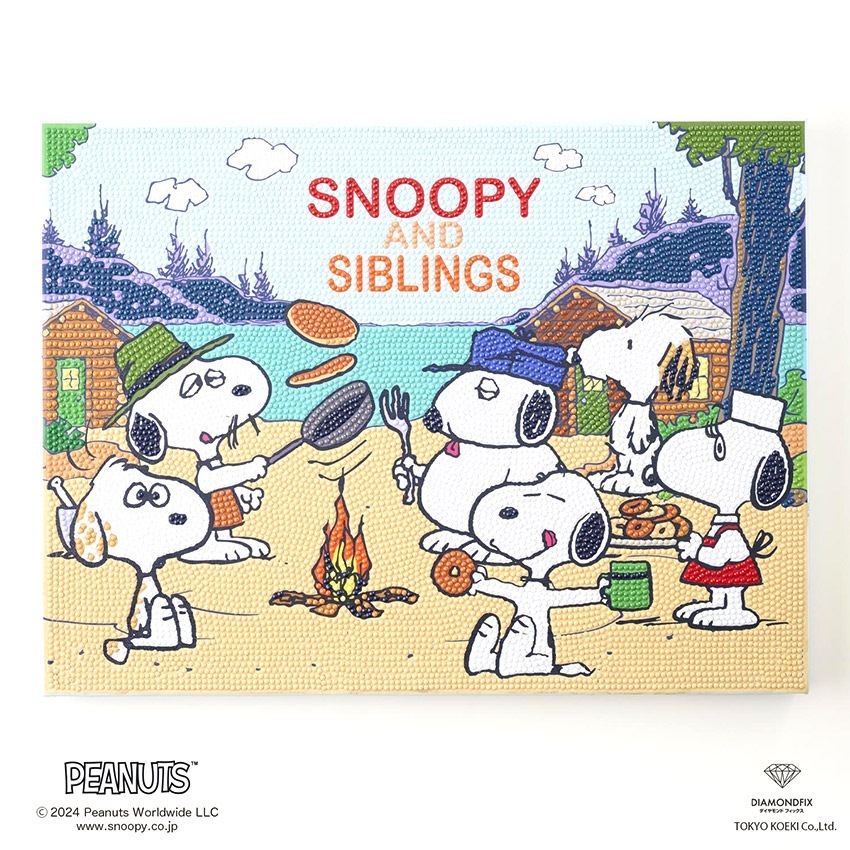 ダイヤモンドフィックス キット スヌーピー B5 PN001～004 | スヌーピー | 手芸用品の卸売りサイト「クラフトハートトーカイドットコム」