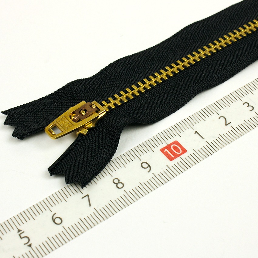 YKK ファスナー 20cm メタルファスナー ゴールド 3YGR-20 | ファスナー | 手芸用品の卸売りサイト「クラフトハートトーカイドットコム」