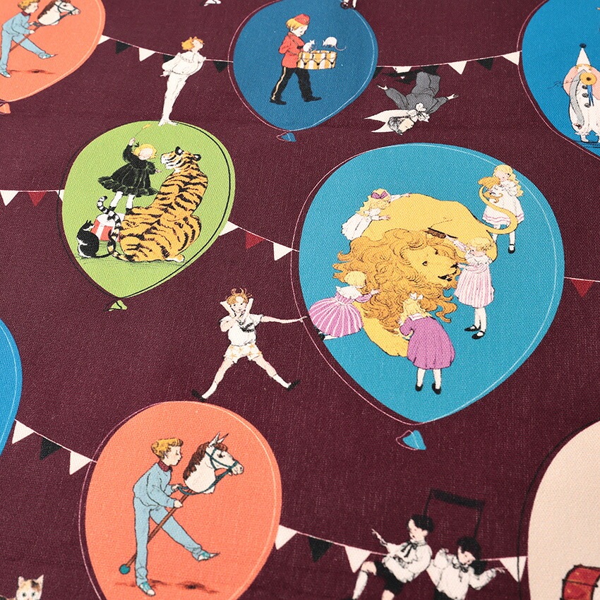 KurahashiRei くらはしれい 真夜中のサーカス オックス 50cm カットクロス | オックス | 手芸用品の卸売りサイト「クラフトハートトーカイドットコム」