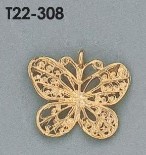 T22-308 【国産】キャストチョウカン付 入数：10個 素材：真鍮 メッキ：なし｜徳原工芸 公式オンラインショップ