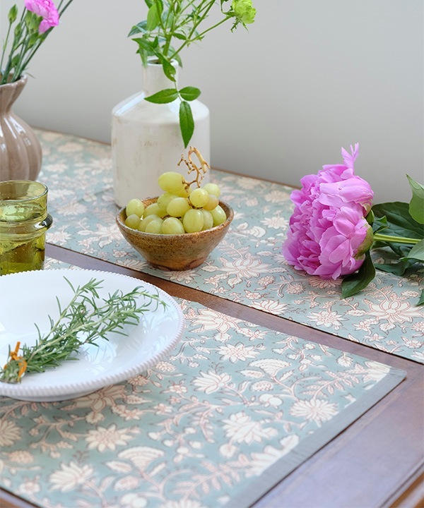 ブロックプリントマルチカバー（4カラー） 120×180cm M20-2482 | すべての商品 | | 東京かんかん卸売りサイト