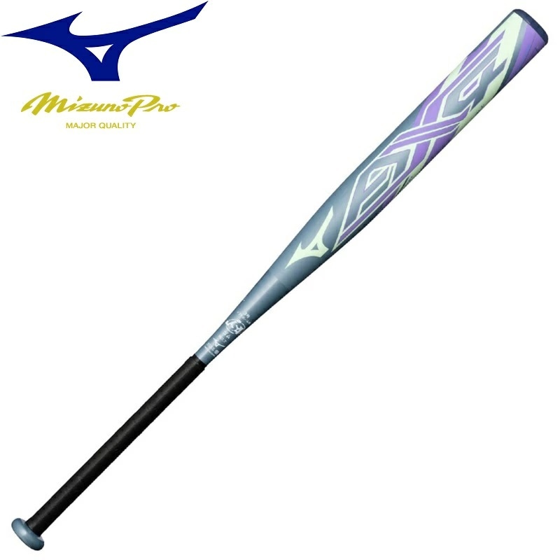 2025年春夏NEW ミズノ ソフトボールバット ミズノプロ AX4（FRP製／85cm／平均740g）（3号・ゴムボール用）1CJFS32785（35：グリーン）エーエックスフォー トップ ...