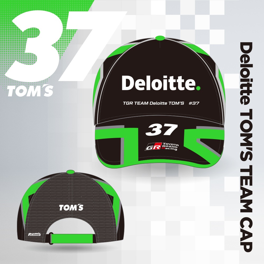 2025 チームキャップ【TGR TEAM Deloitte TOM'S