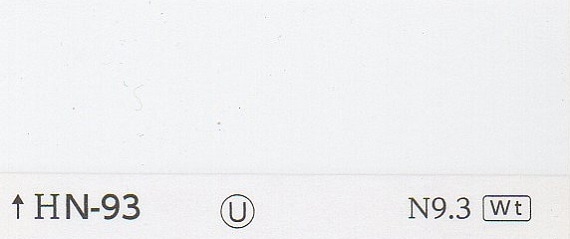 カラーカード HN-93 | 日塗工番号・色票番号-通販｜少量塗料のめだか