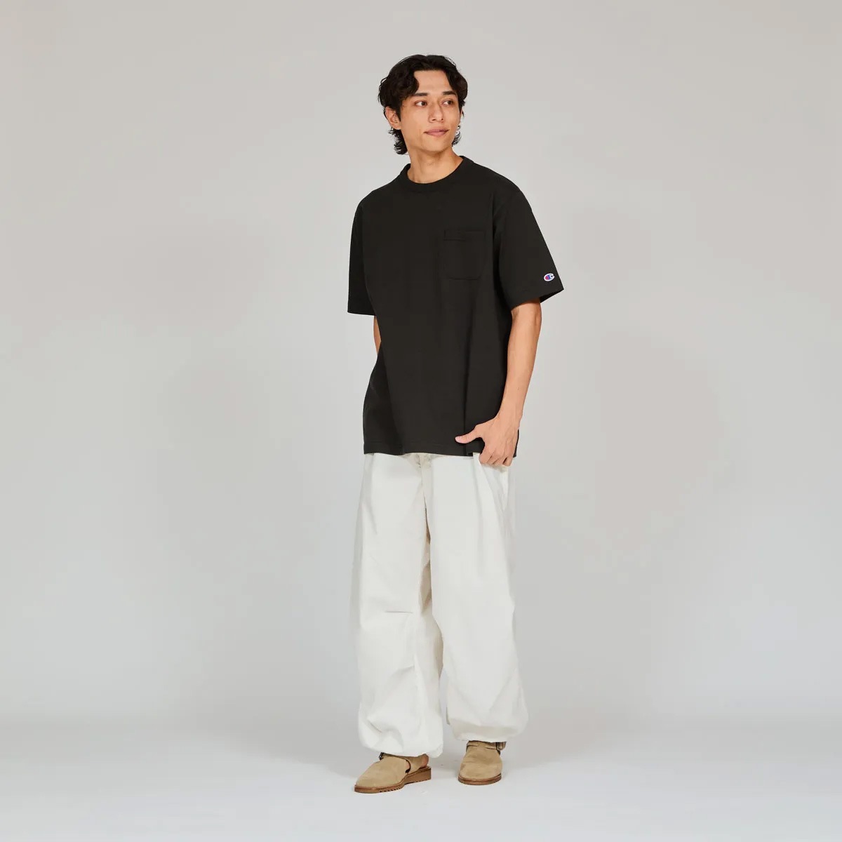 【Champion（チャンピオン）】HEAVY WEIGHT T1011 (ティーテンイレブン) ヘビーウエイト ショートスリーブ ポケットTシャツ 25SS MADE IN USA アメリカ ...