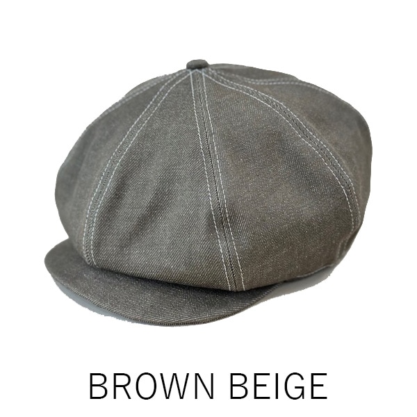 【Dapper's（ダッパーズ)】MW Type GM Casquette With Small Top Button LOT1808 ハンチングキャップ デニム キャスケット | BRAND ...