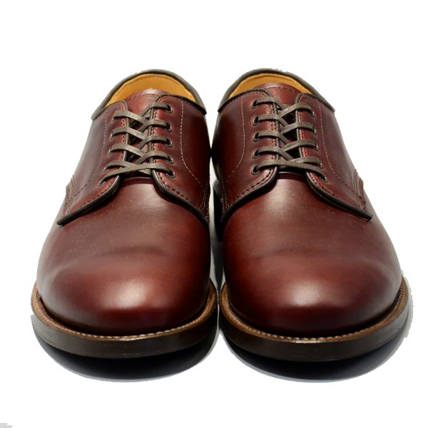 【TOWNCRAFT × WHEEL ROBE （タウンクラフト x ウィールローブ）】6-EYE PLAIN TOE DERBY SHOES ...