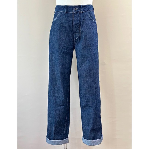 【LION BRAND（ライオンブランド）】LION BRAND Denim Work Pants with Buckle Back LOT ...