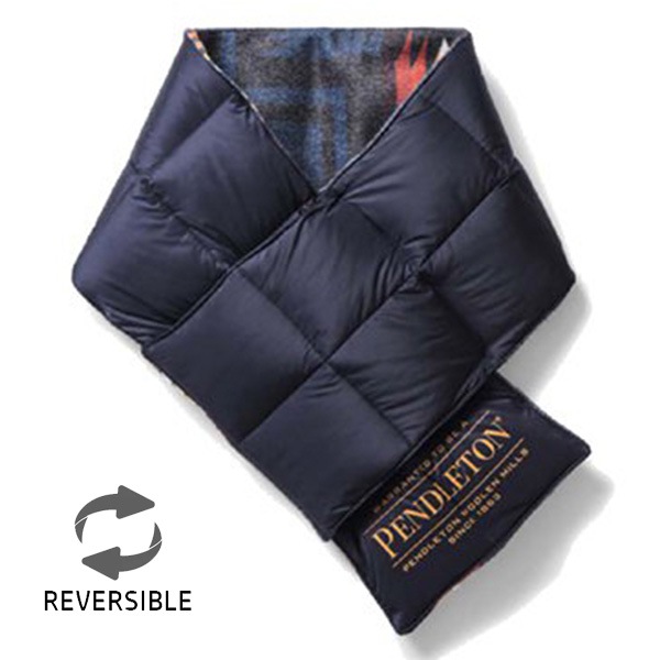 【PENDLETON x TAION（ ペンドルトン × タイオン）】REVERSIBLE DOWN MUFFLER リバーシブル ダウンマフラー | BRAND,BRAND [O-R ...