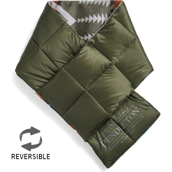 【PENDLETON x TAION（ ペンドルトン × タイオン）】REVERSIBLE DOWN MUFFLER リバーシブル ダウンマフラー | BRAND,BRAND [O-R ...