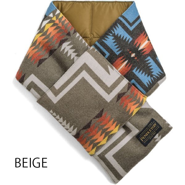 【PENDLETON x TAION（ ペンドルトン × タイオン）】REVERSIBLE DOWN MUFFLER リバーシブル ダウンマフラー | BRAND,BRAND [O-R ...