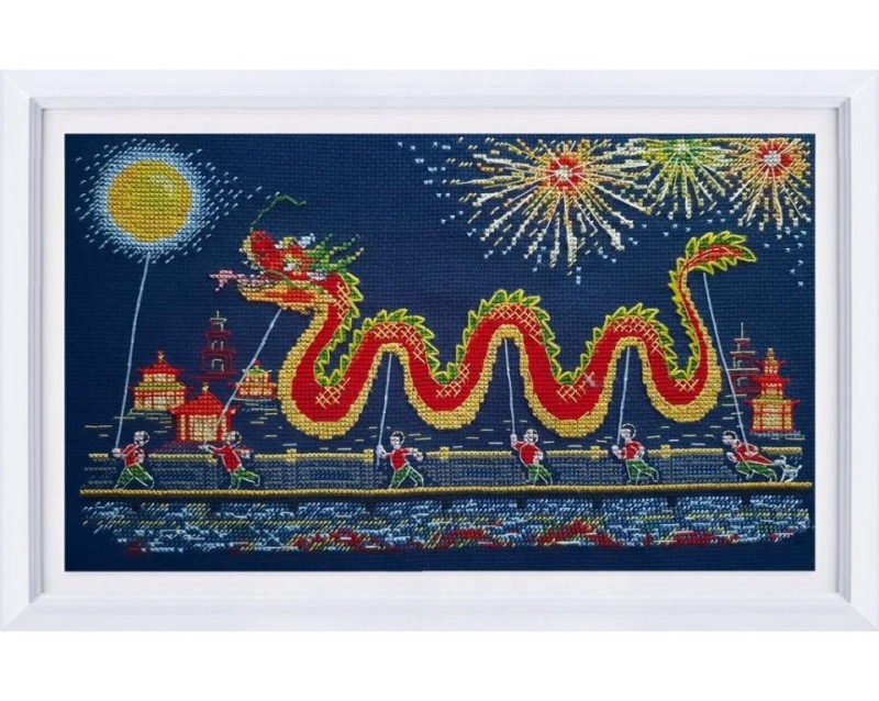 RTO クロスステッチ刺繍キット M1012 "Chinese dragon" 【海外取り寄せ/通常納期40～80日程度】 | 手芸キット ...