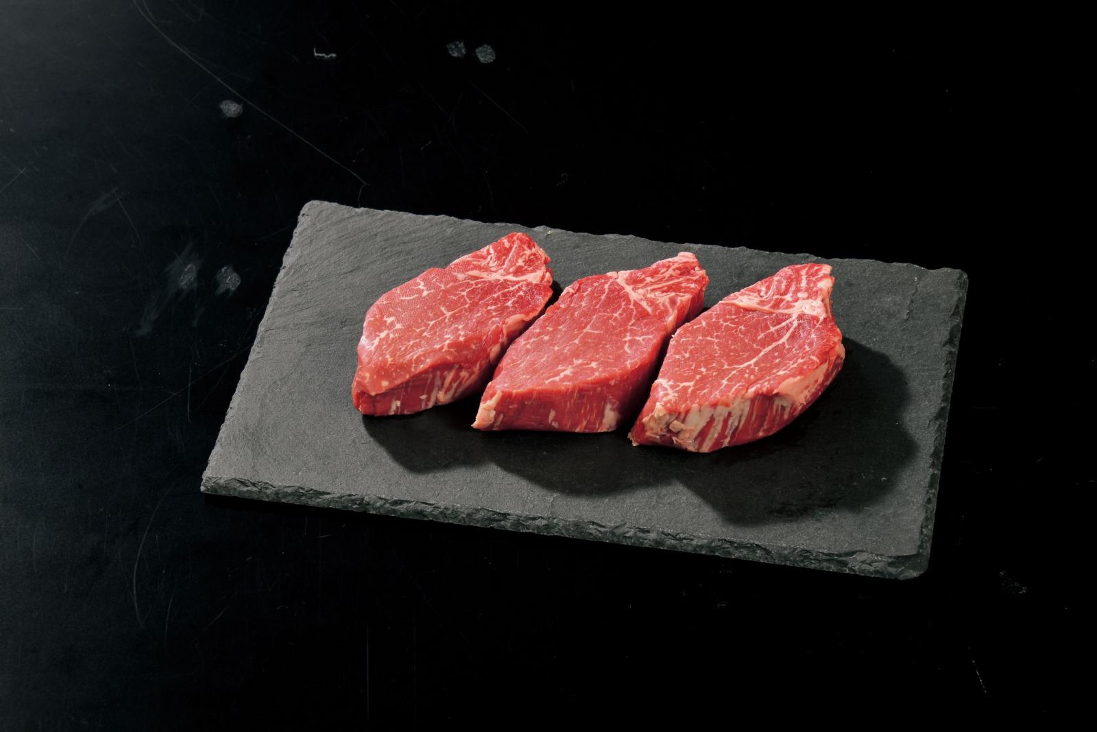 交美牛ヒレステーキ 420g(140g×3) 【冷凍】 ｜鳥取の特産品お取り寄せ通販｜とっとり市（いち）