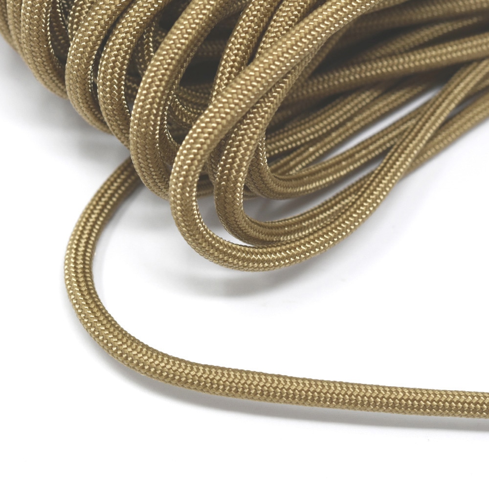 Z156 / TIGER パラコード 4mm / タン〈1束(30m)〉:がまぐち口金・各種金具・袋物材料の角田商店『ウェブショップツノダ』