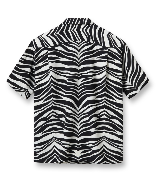 Lot No. SH38877 / HIGH DENSITY RAYON OPEN SHIRT “ZEBRA” - STAR OF ...