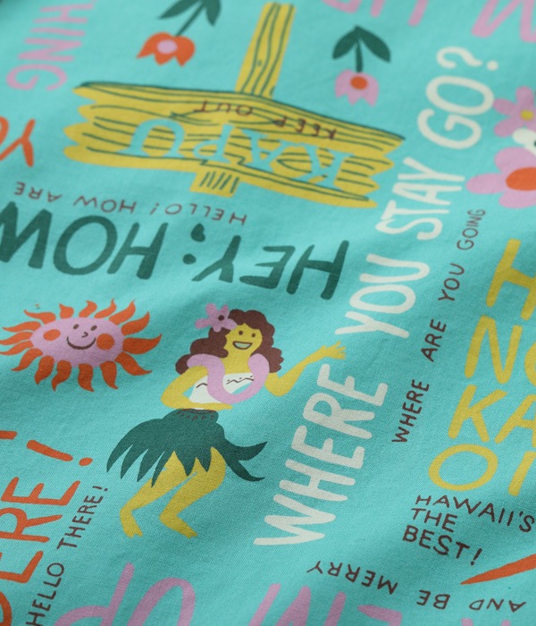 Lot No. SS39097 / COTTON CAMBRIC OPEN SHIRT “HALE SWEET HALE” - SUN ...