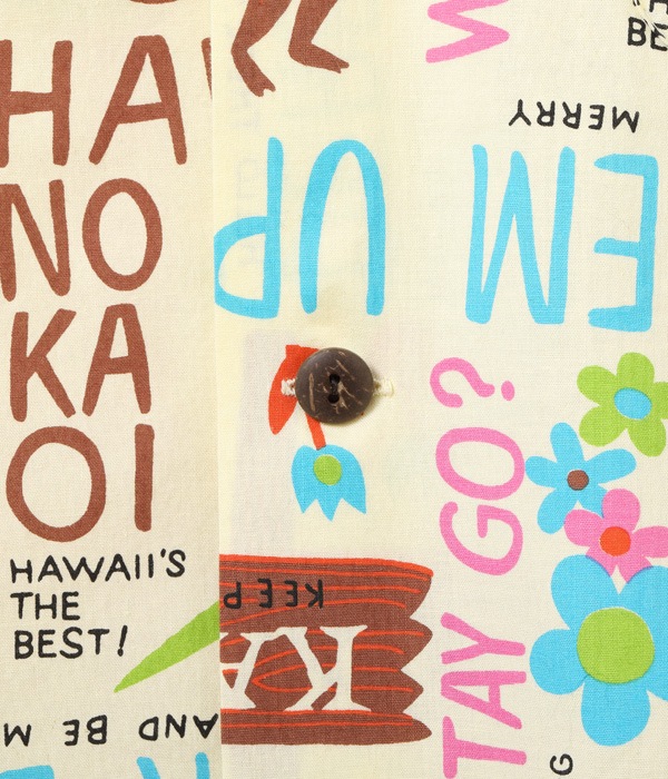 Lot No. SS39097 / COTTON CAMBRIC OPEN SHIRT “HALE SWEET HALE” - SUN ...