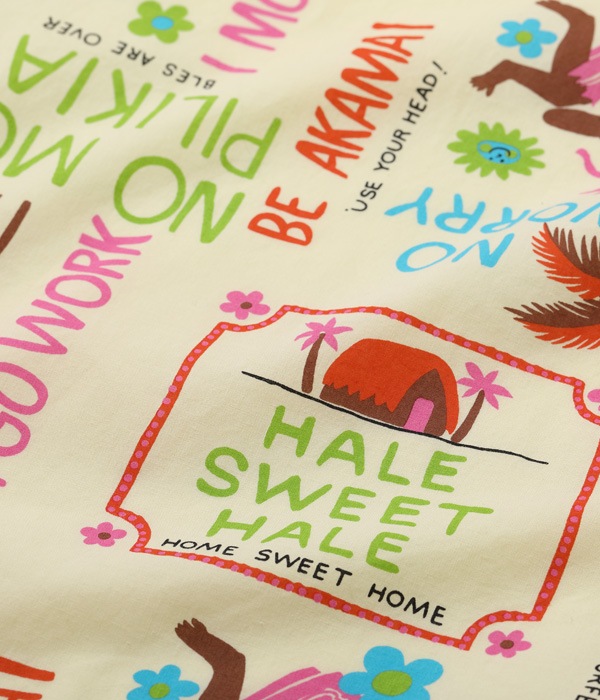 Lot No. SS39097 / COTTON CAMBRIC OPEN SHIRT “HALE SWEET HALE” - SUN ...