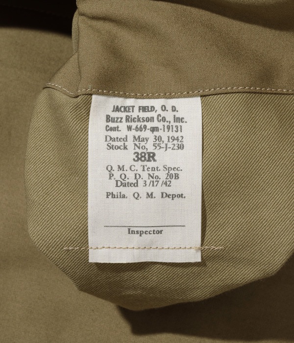 Lot No. BR15332 / Type M-41 “BUZZ RICKSON CO., INC.” - BUZZ RICKSON'S ...