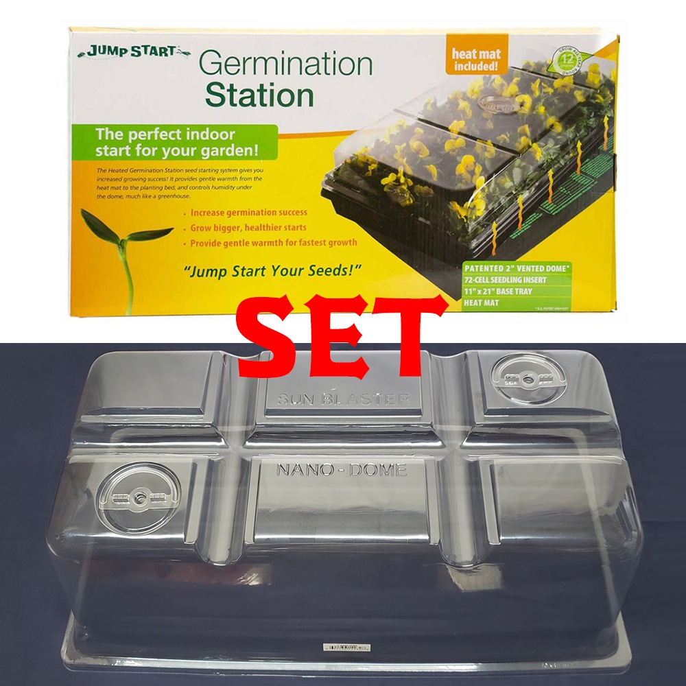 【HYDROFARM】 Germination Station & 【SUNBLASTER】 NANO-DOME SET | 鉢,トレイ＆ドーム | Tree people