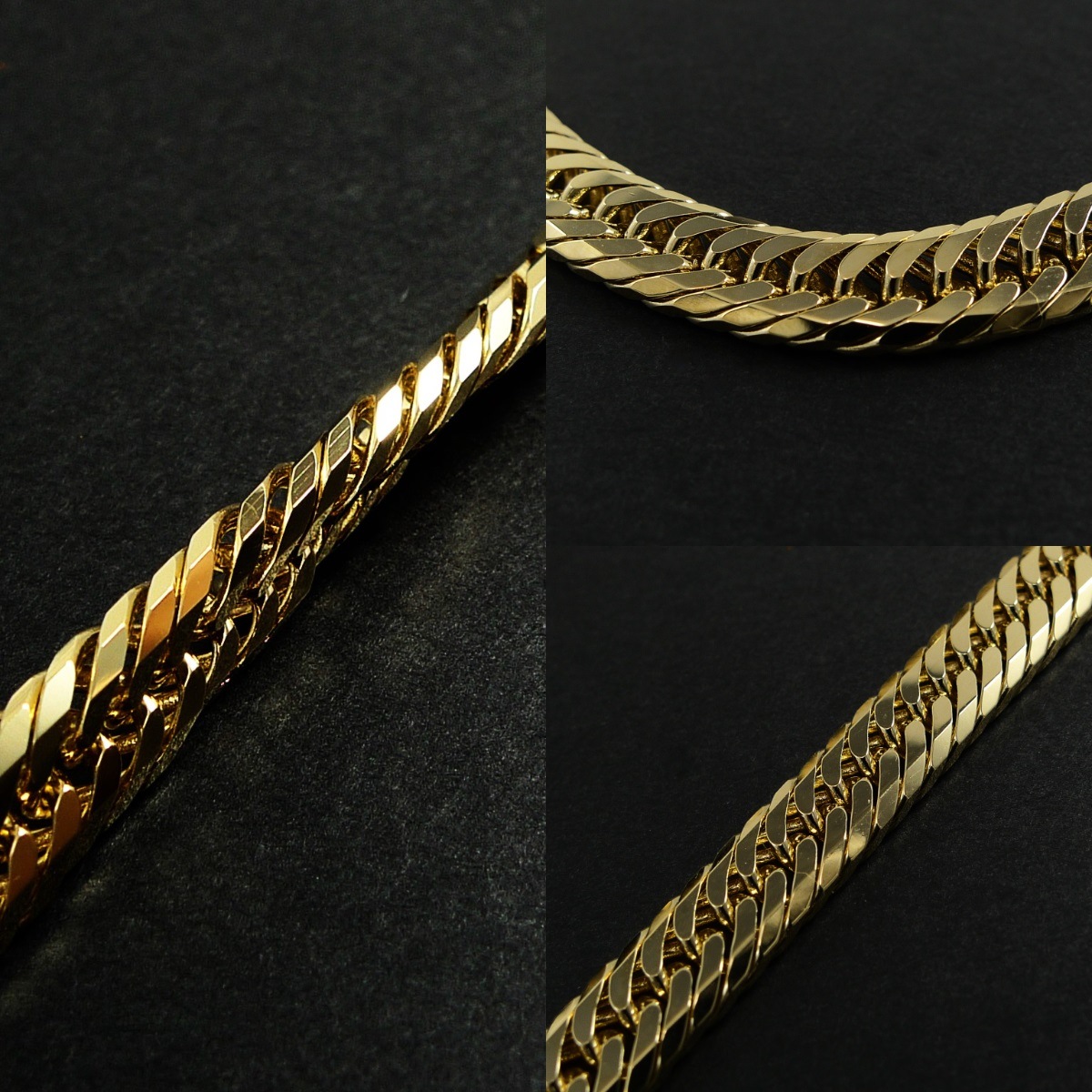 18金 喜平 8面 トリプル 55g 55cm 幅6.1mm ゴールド ネックレス 中折 造幣局検定 メンズ レディース | K18喜平8面トリプル,50～80g | トライディア本店