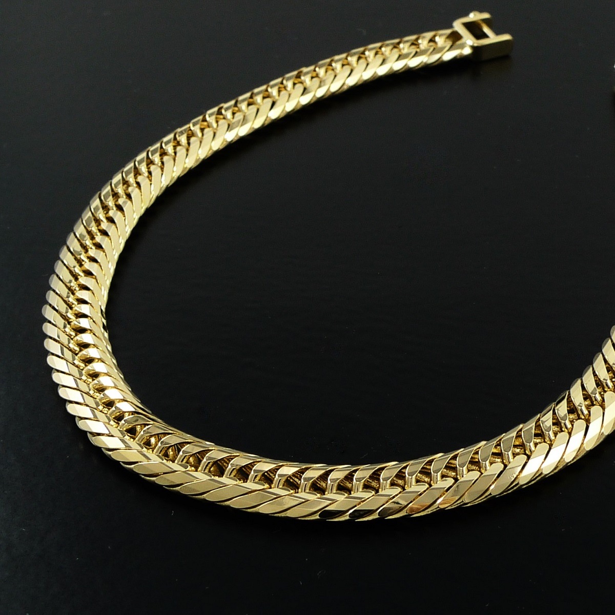 18金 喜平 20面 トリプル 20g 20cm 幅6.2mm ゴールド ブレスレット 中折 造幣局検定 メンズ レディース | K18喜平20面トリプル,～30g | トライディア本店