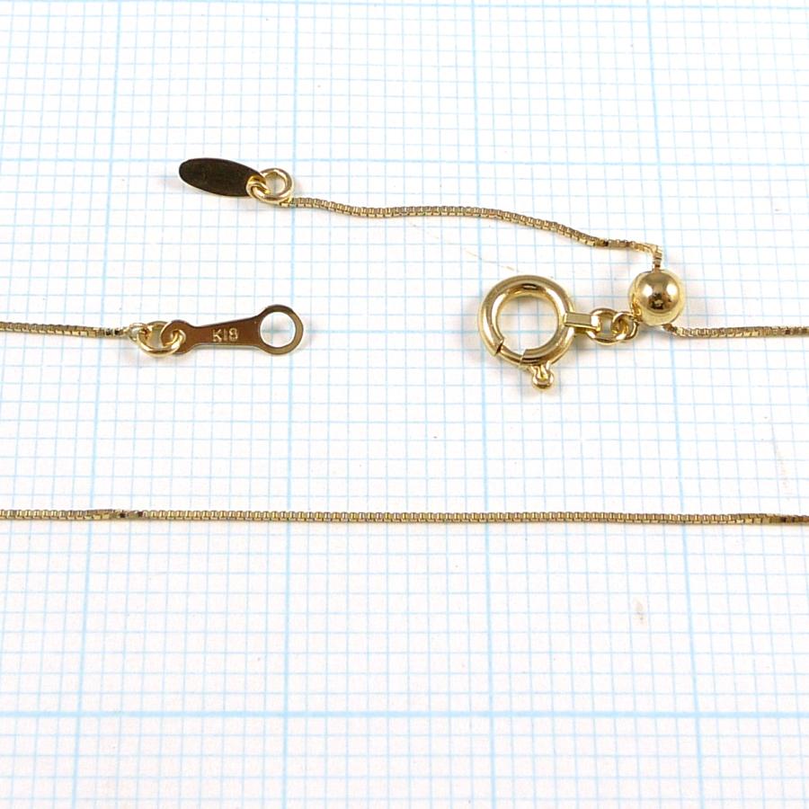 18金 ベネチアンネックレス K18 幅0.4mm 45cm 0.9g スライド プレゼント レディース | 18金チェーン | トライディア本店