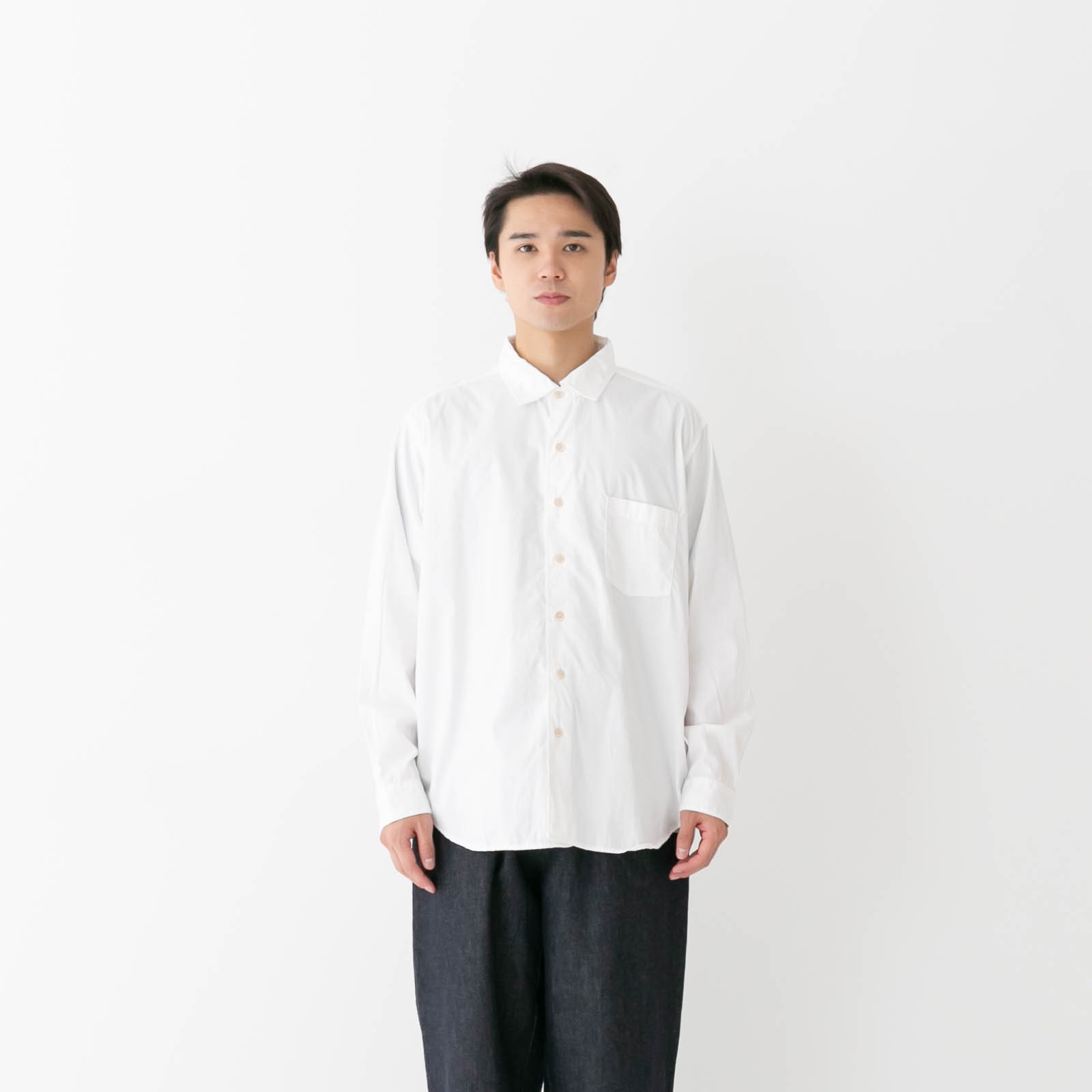 80/2ブロード レギュラーカラーオーバーサイズシャツ R37600 RINEN UNISEX | RINEN women,シャツ | TRIP