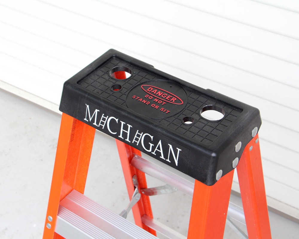 ミシガンラダー / Michigan Ladder Co. | Fiberglass Stepladder Size6 ファイバーグラス ...