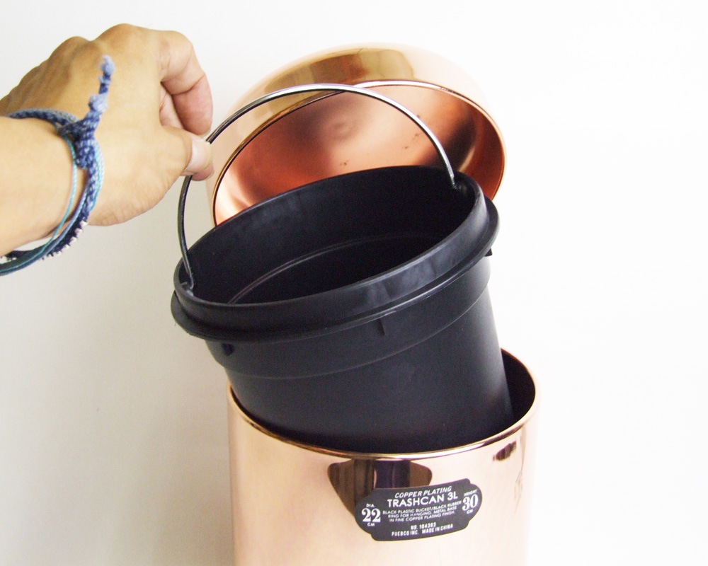 プエブコ / PUEBCO | COPPER Plating TRASHCAN 銅メッキ トラッシュカン｜バス/トイレタリー｜神戸の ...