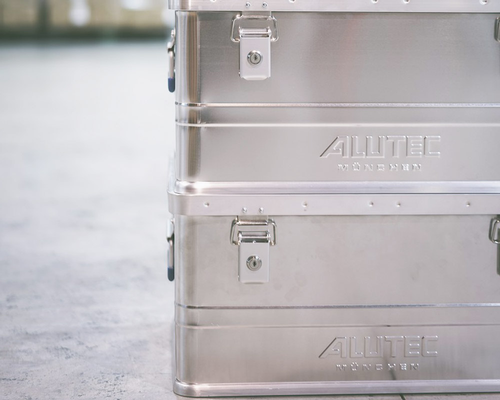 ALUTEC/アルテック｜アルミコンテナ クラッシック 蓋付き / ALUMI CONTAINER CLASSIC｜48L/68L/93L ...