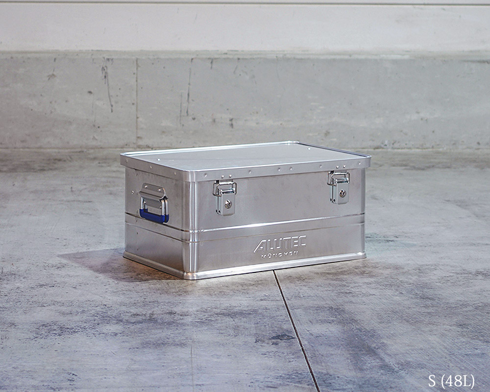 ALUTEC/アルテック｜アルミコンテナ クラッシック 蓋付き / ALUMI CONTAINER CLASSIC｜48L/68L/93L ...