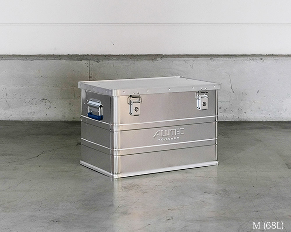 ALUTEC/アルテック｜アルミコンテナ クラッシック 蓋付き / ALUMI CONTAINER CLASSIC｜48L/68L/93L ...
