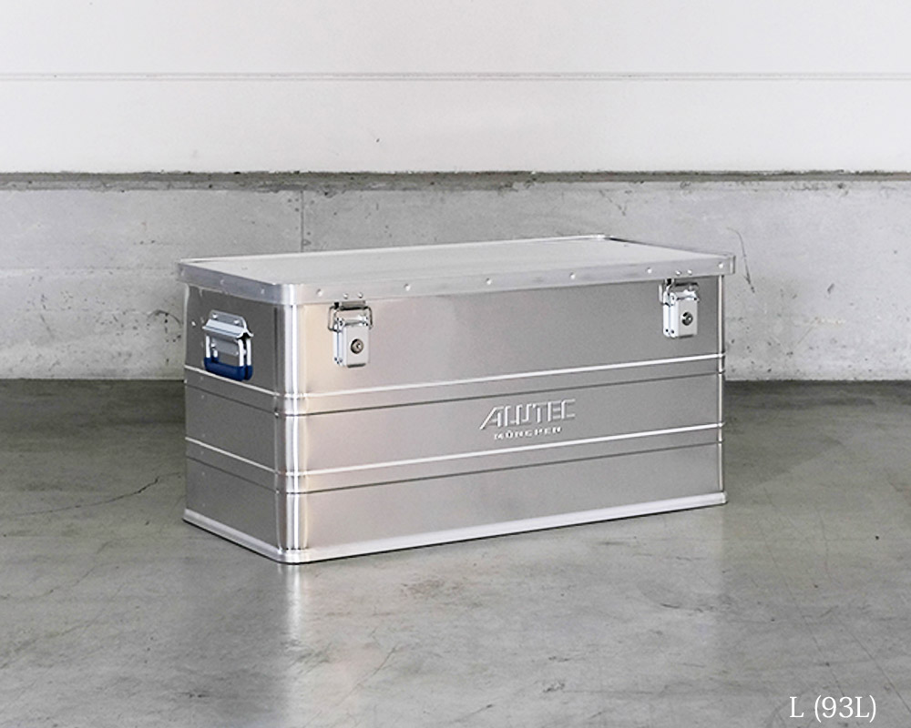ALUTEC/アルテック｜アルミコンテナ クラッシック 蓋付き / ALUMI CONTAINER CLASSIC｜48L/68L/93L ...