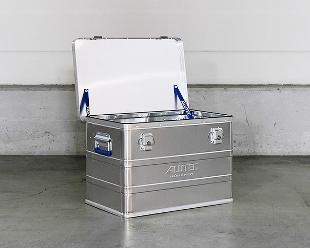 ALUTEC/アルテック｜アルミコンテナ クラッシック 蓋付き / ALUMI CONTAINER CLASSIC｜48L/68L/93L ...
