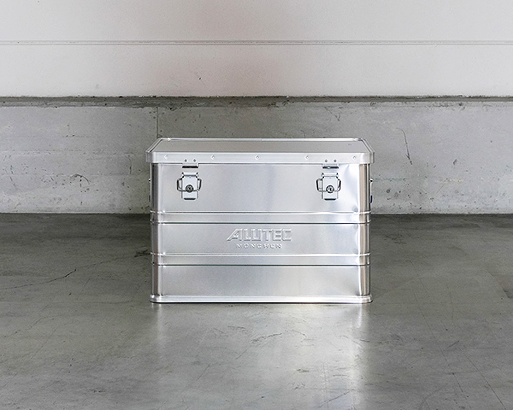 ALUTEC/アルテック｜アルミコンテナ クラッシック 蓋付き / ALUMI CONTAINER CLASSIC｜48L/68L/93L ...