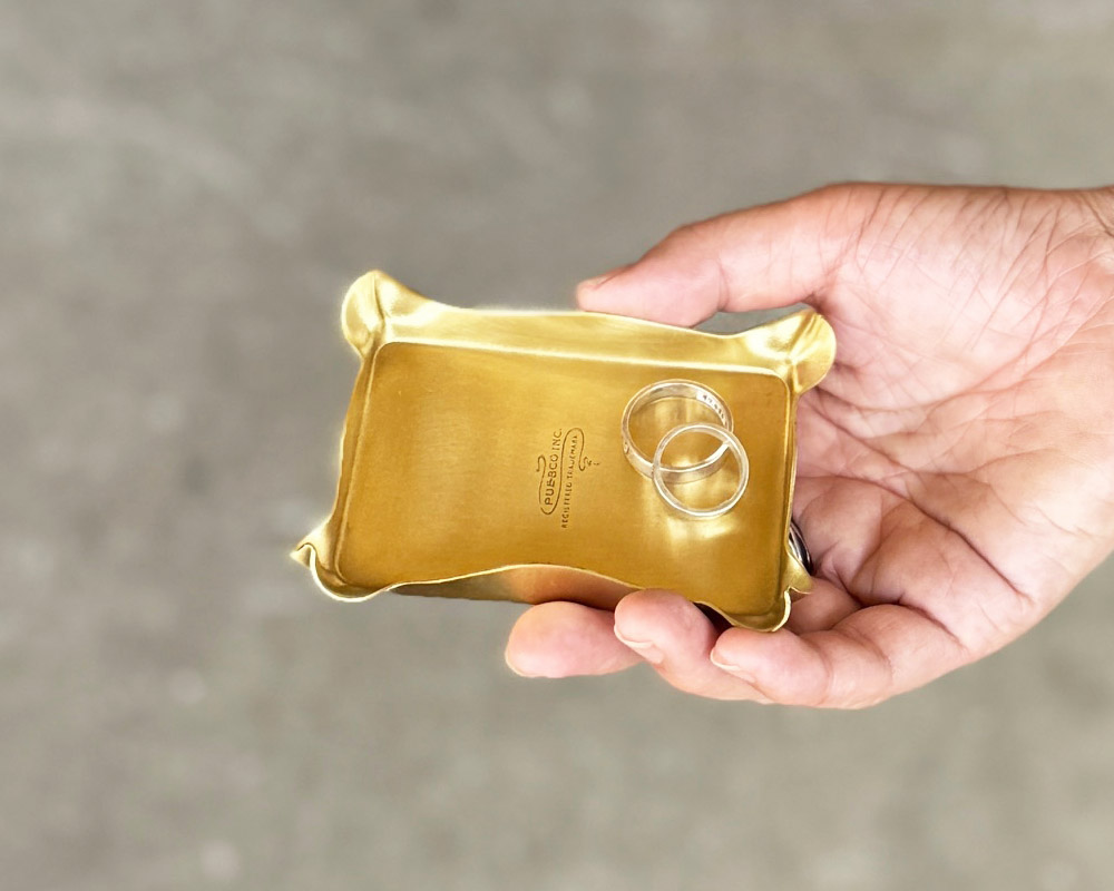 プエブコ / PUEBCO | BRASS SMALL TRAY ブラス スモールトレイ｜小物収納｜神戸のライフスタイルショップTRUSS FURNITURE & GENERAL STORE